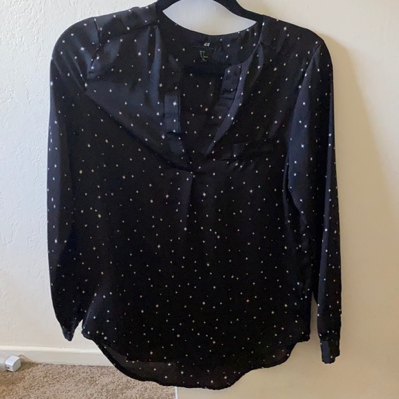 H&M | Tops | Hm Star Blouse | Poshmark